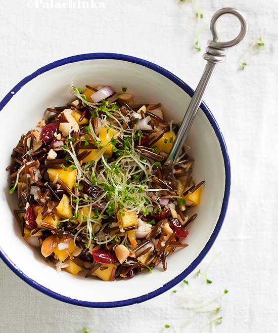 Wild Rice and Mango Salad – Palachinka